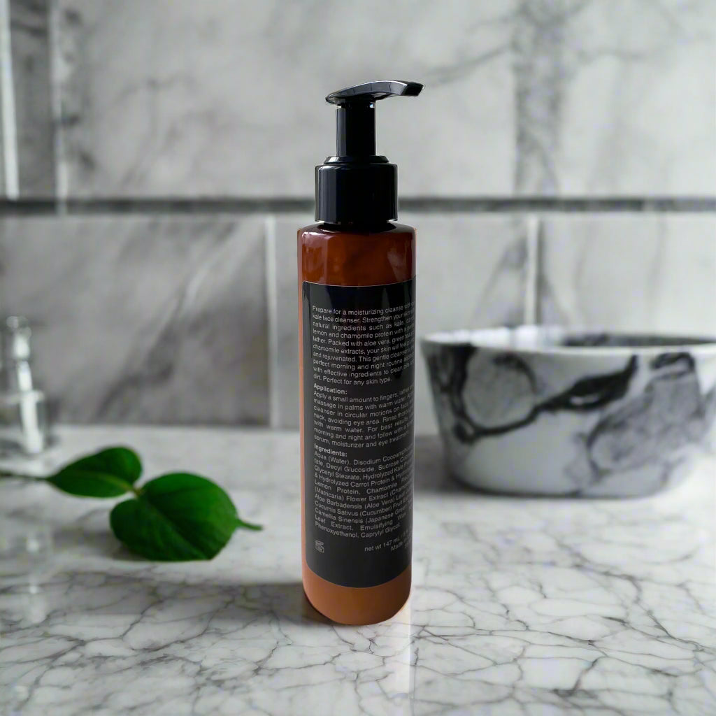 Men's Kale Face Cleanser – Viking Beard Brand